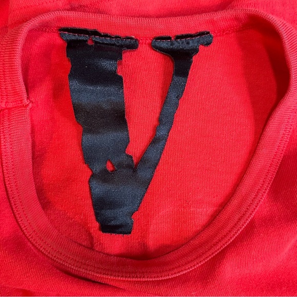 VLONE | Shirts | Vlone Friends Red Tshirt With Black Lettering | Poshmark